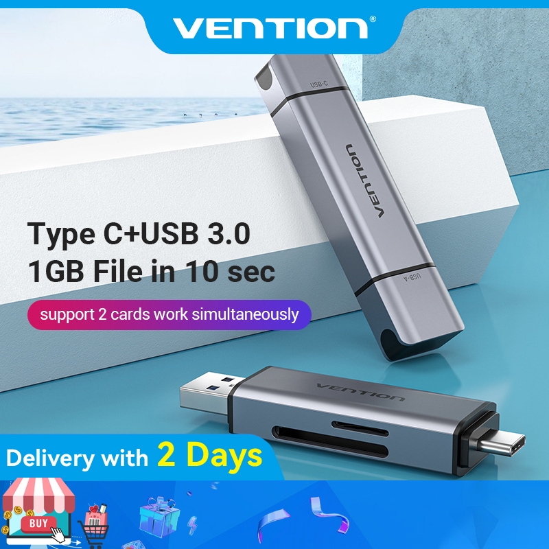 Vention SD Card Reader USB Type C to Micro SD TF Card Adapter for ...