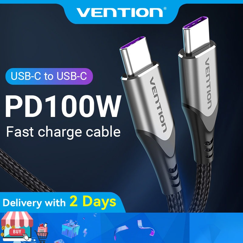 Vention 5A USB Type C Cable for Xiaomi Huawei P40 Pro Mate 30 P30 ...