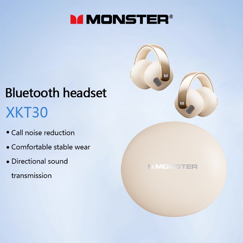 Monster XKT30 Bluetooth Earphone HD CallSmart touch HIFI Surround Sound ...