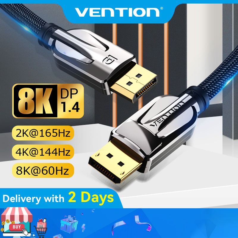 Vention DisplayPort Cable DP 1.4 Cable 2K@165Hz 4K@144Hz 8K High Speed ...
