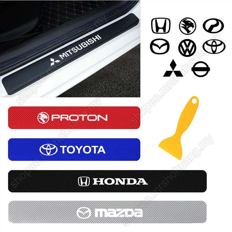 Car Threshold Sticker Bumper Threshold Decal For Proton Perodua Honda ...