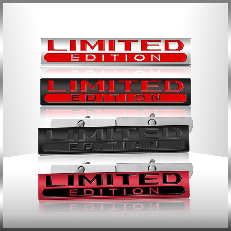 3D Metal Limited Edition Car Sticker Body Front Grille Badge Rear Trunk ...