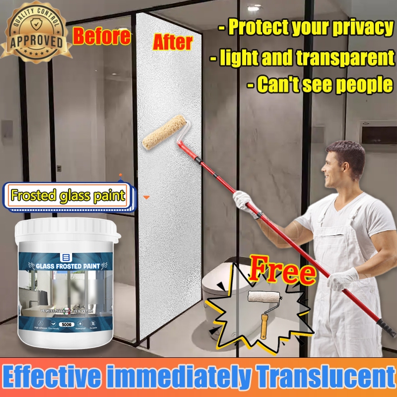 【Anti-peeping and resistant to dirt】Verve Frosted glass paint Window ...