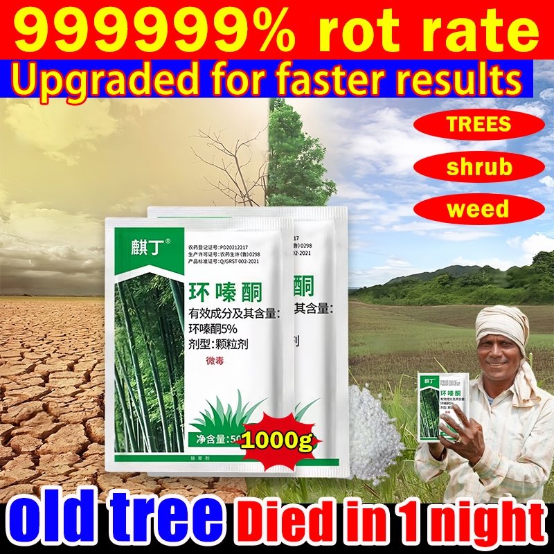 Grass Killer Weed Killer racun rumput mati akar 500g racun rumput tabur ...