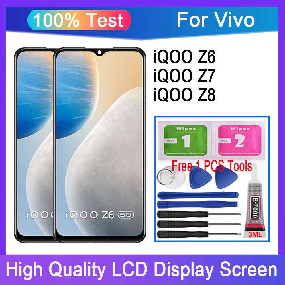 Original Vivo iQOO Z6 iQOO Z7 Z7 (China) iQOO Z8 (China) LCD Display Touch Screen Replacement ...