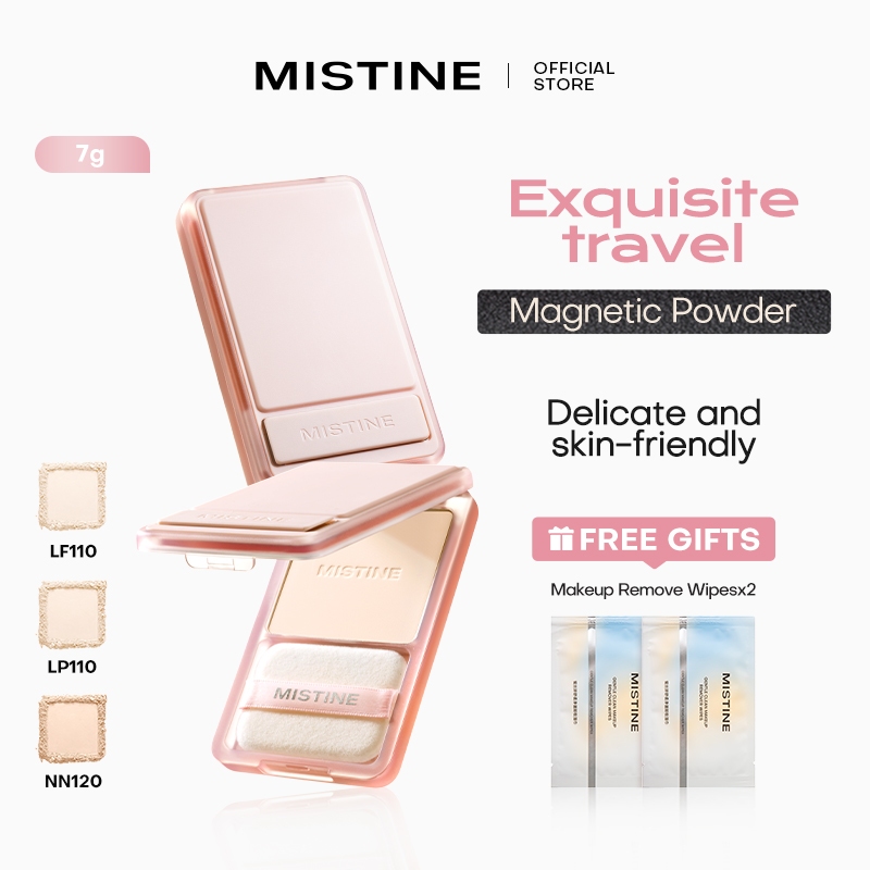 MISTINE magfit powder lasting oil control makeup setting concealer loose powder | Shopee Malaysia