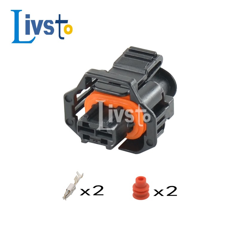 1 set 2pin Automobile waterproof connector DJ7026A-3.5-21 Bosch fuel nozzle plug 1928404226 ...