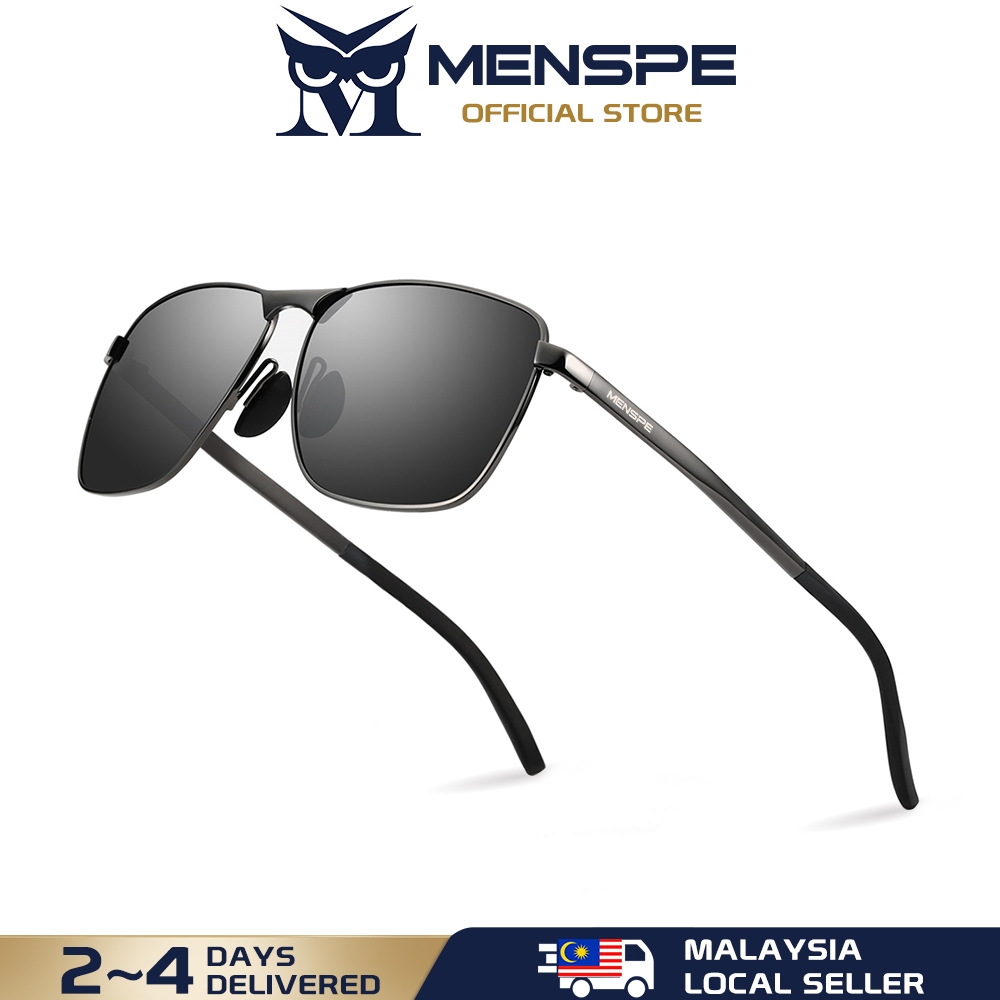MENSPE Sunglasses for Men Anti-Glare Mirrored Polarized Men Sunglasses ...