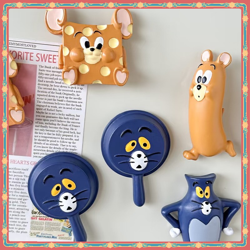 Creative Tom and Jerry Refrigerator Stickers ins Cute Cartoon Anime ...