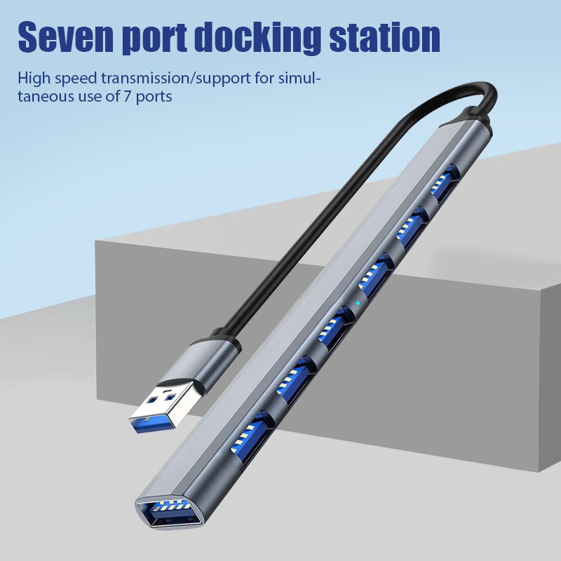 One To Seven Usb Extender For Plug And Play High-Speed Transfer Without ...