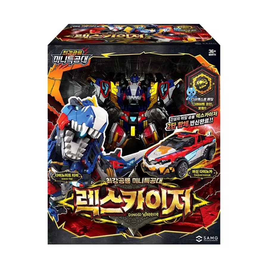 MiniForce Tyrannosaurus Rex Transformation Robot Bot Model Mini Force ...