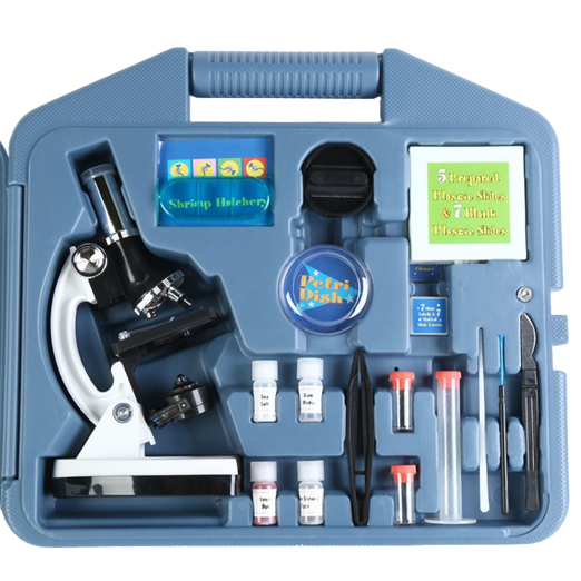 Professional Biological Microscope Kits 1200X Students Educational ...