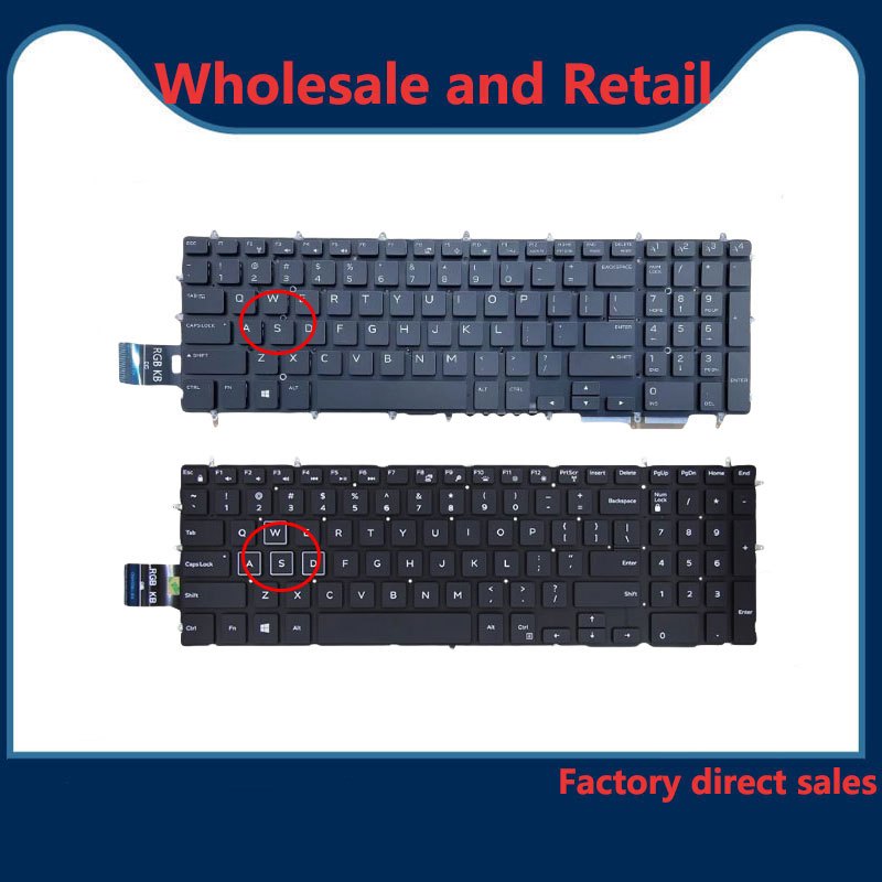 Dell Alienware M17/ALW15M/M15/P79F/P79F001/G5-5500 Laptop keyboard ...