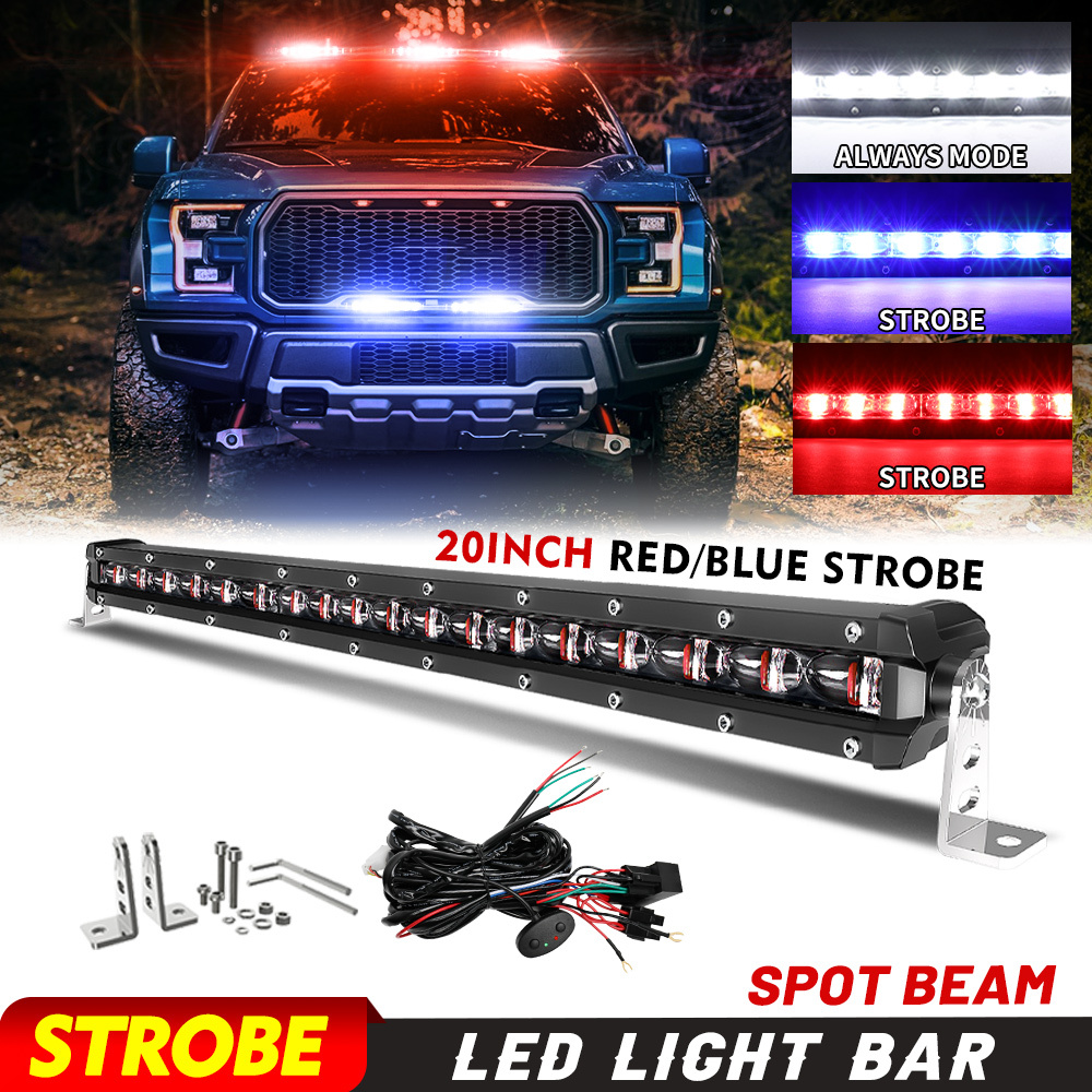 Super Bright 6D Curved Led Light Bar 20/32/38/44/50inch Slim Combo Spot ...