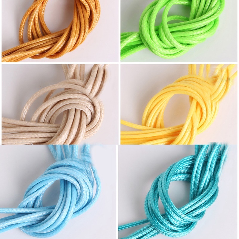 [2mm] About 5m Wax Thread Large Hole Beaded Thread DIY Handmade ...