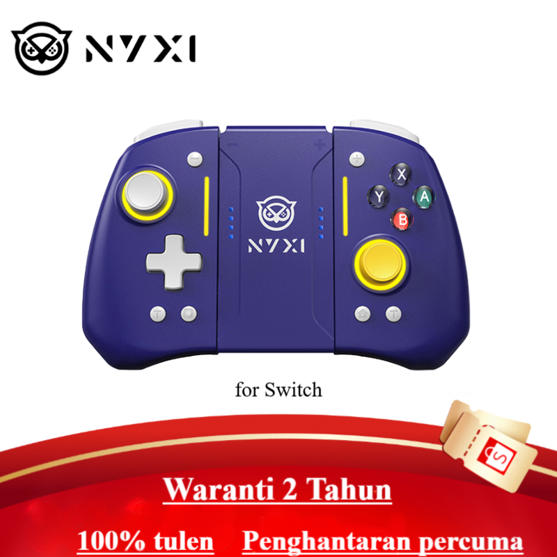 [BEST SELLER] NYXI Hyperion Pro Bluetooth Game Controller Purple Wireless Joypad for Nintendo ...