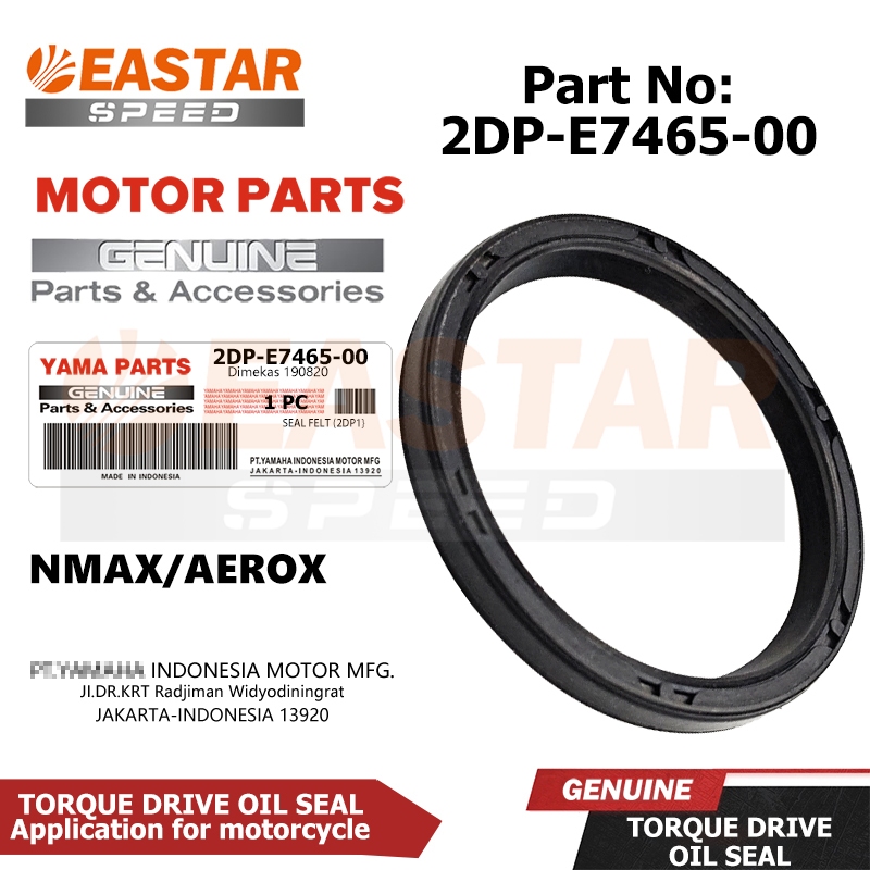 Female Torque Drive Oil Seal 2DP-E7465-00 (Aerox/Nmax) | Shopee Malaysia
