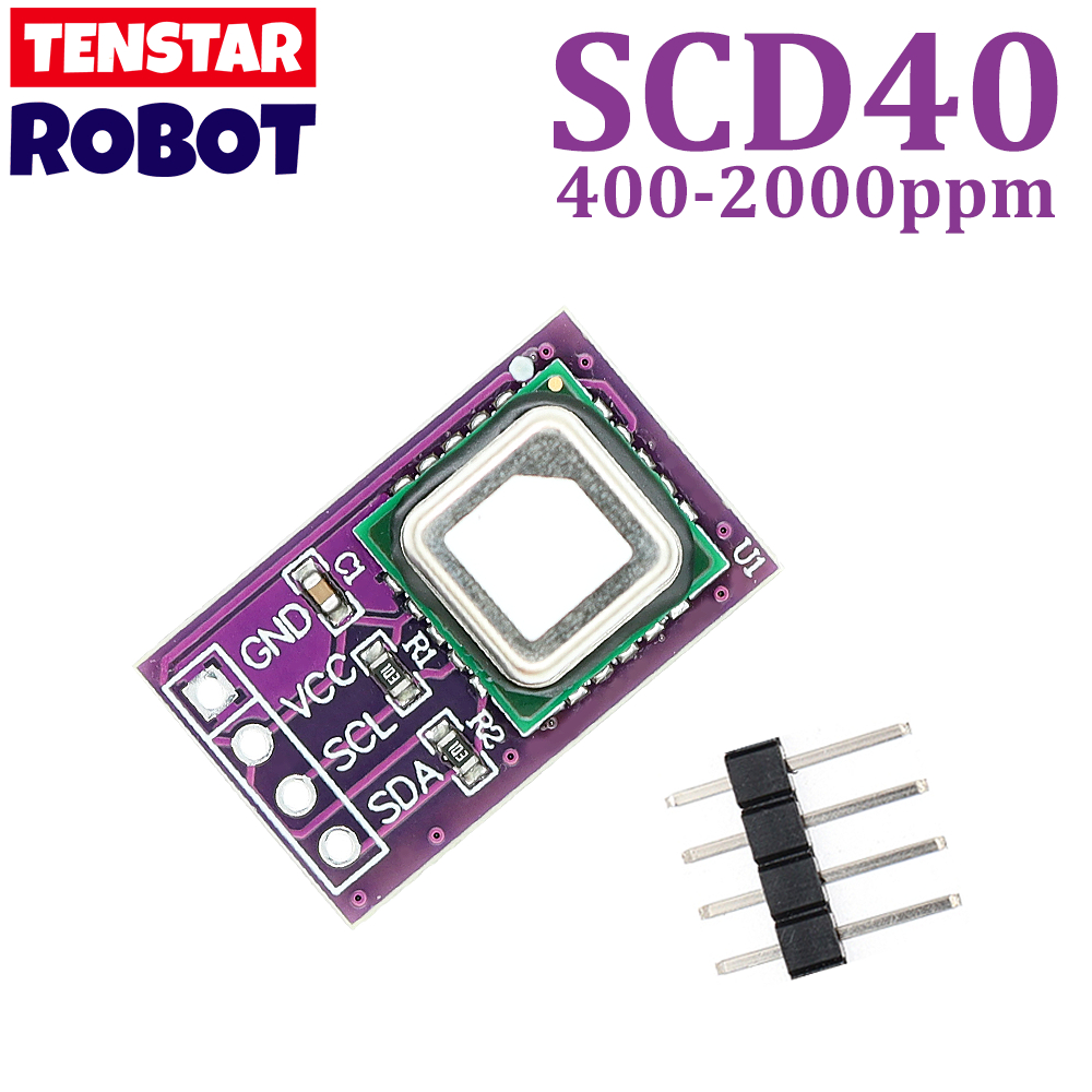 TENSTAR SCD40 SCD41 Gas Sensor Module Detects CO2 Carbon Dioxide ...