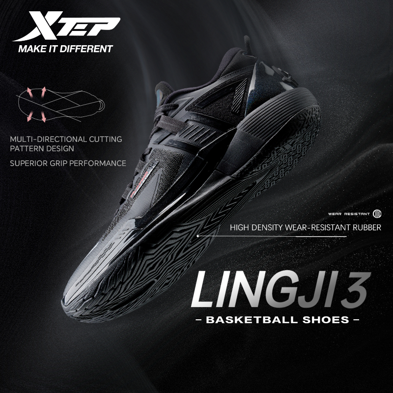 【XTEP】LINGJI 3.0 | Men's kasut Basketball Shoes Lightweight Rebound ...