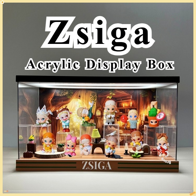 Popmart Display Box, Acrylic Display Box Zsiga Allows All Series Scene ...