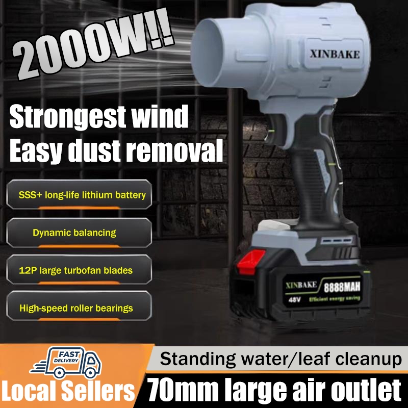 【Fast Delivery】48V Handheld Cordless Turbo Fan Turbo Jet Blower ...