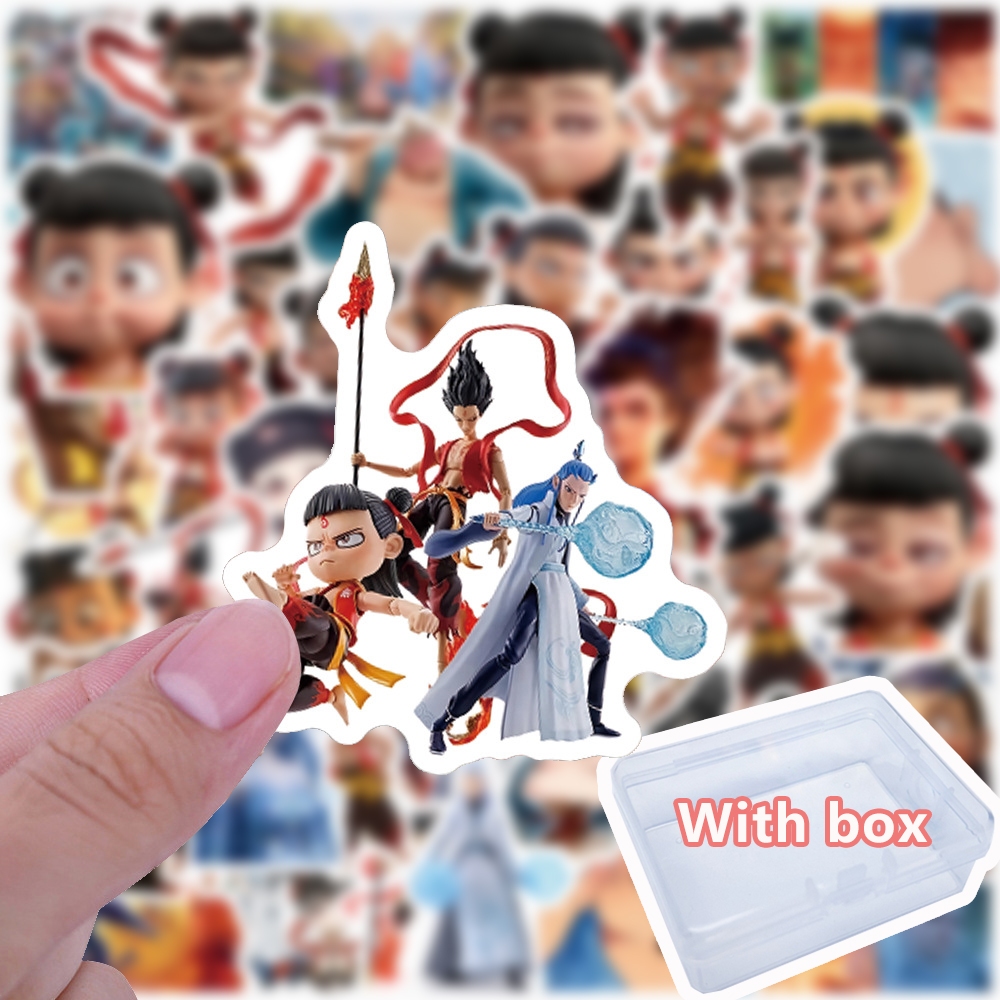 120 Nezha sticker ao bing cute waterproof stickers DIY phone laptop cup ...