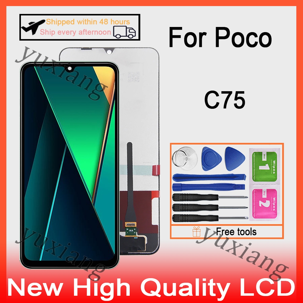 OEM For Poco C75 4G 5G LCD Display Touch Screen With Frame Replacement ...