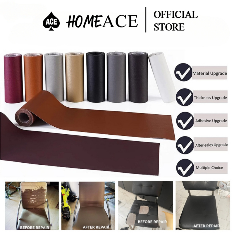 HomeAce Waterproof Self Adhesive Leather Stickers No Ironing Sofa ...