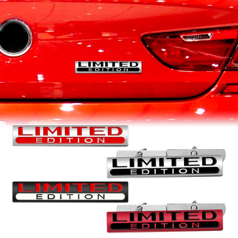 3D Car Limited Edition Sticker Metal Front Grille Emblem Body Trunk ...