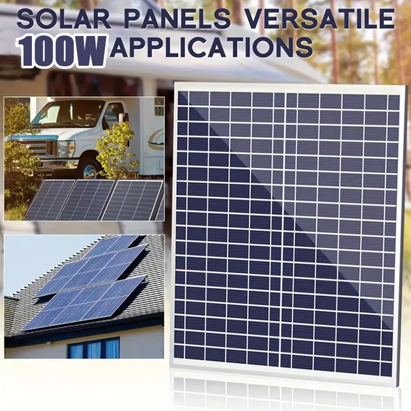 12BB Solar Panel 【100 Watts】Monocrystalline 100W Solar Panels IP67 ...