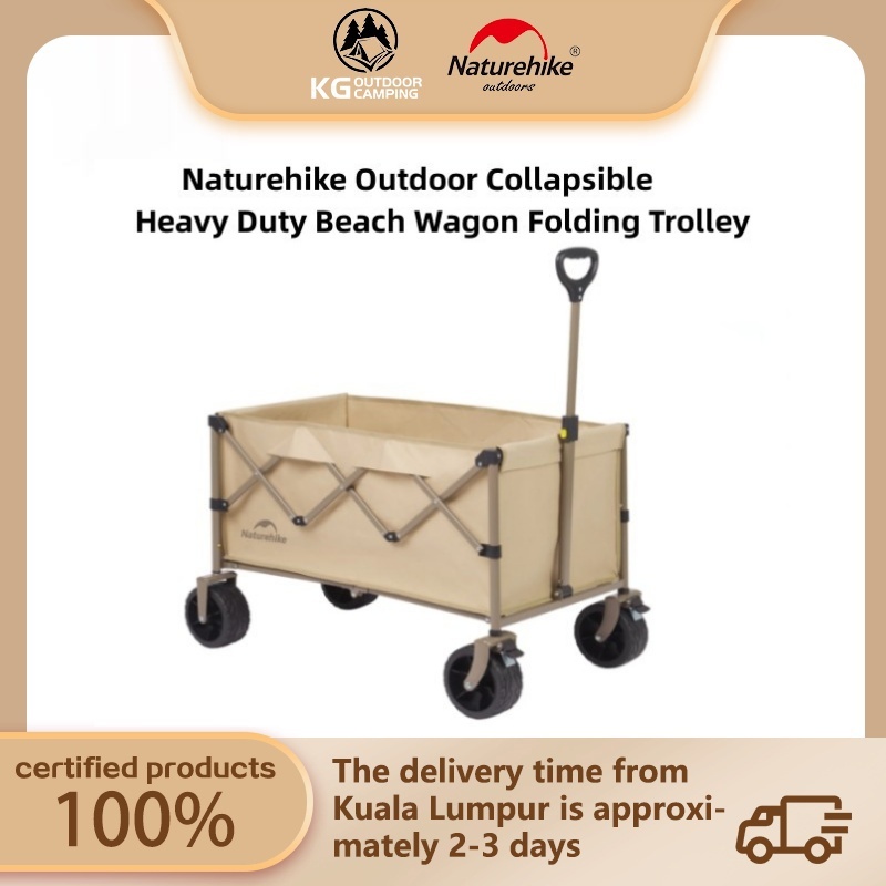 Naturehike Outdoor Collapsible Wagon Garden Folding Cart for Camping ...