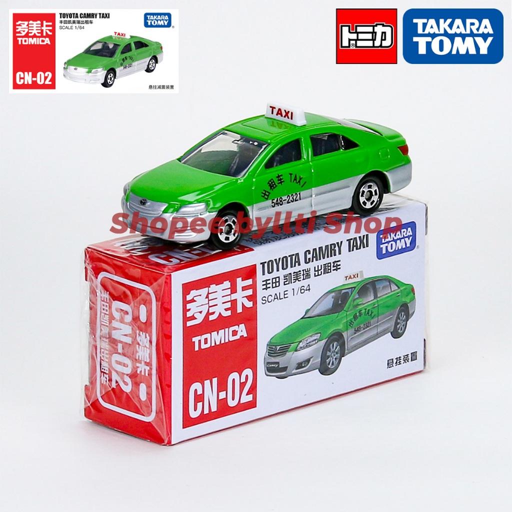 Taraka Tomy Tomica CN-02 Toyota Camry Taxi 1:64 Car Model Metal Diecast Car Toys Kids Gift ...