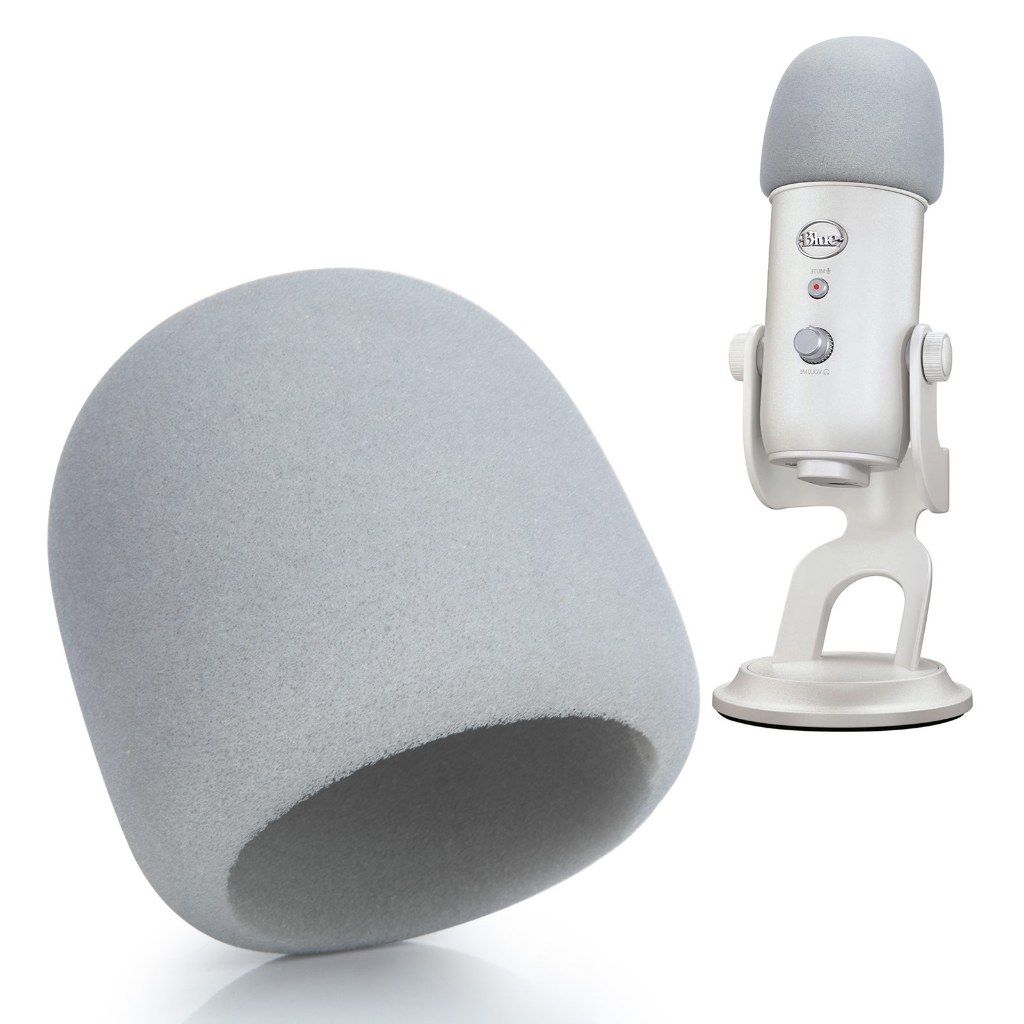 Blue Yeti Microphone Pop Filter - Microphone Cover Compatible with Yeti ...