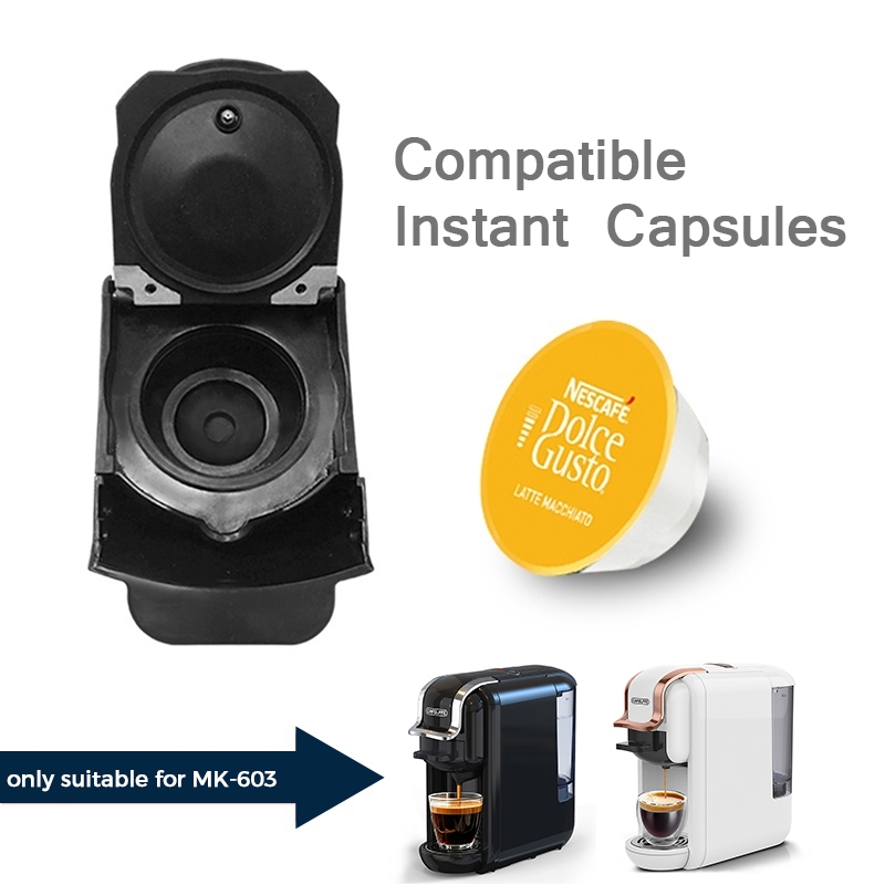 Cafelffe Capsule coffee machine adapter system parts for Instant ...