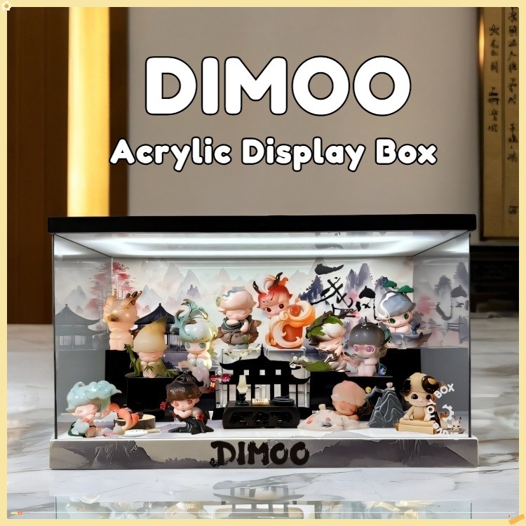 Acrylic Display Box , Popmart Display Box DIMOO Theme Scene Popmart ...