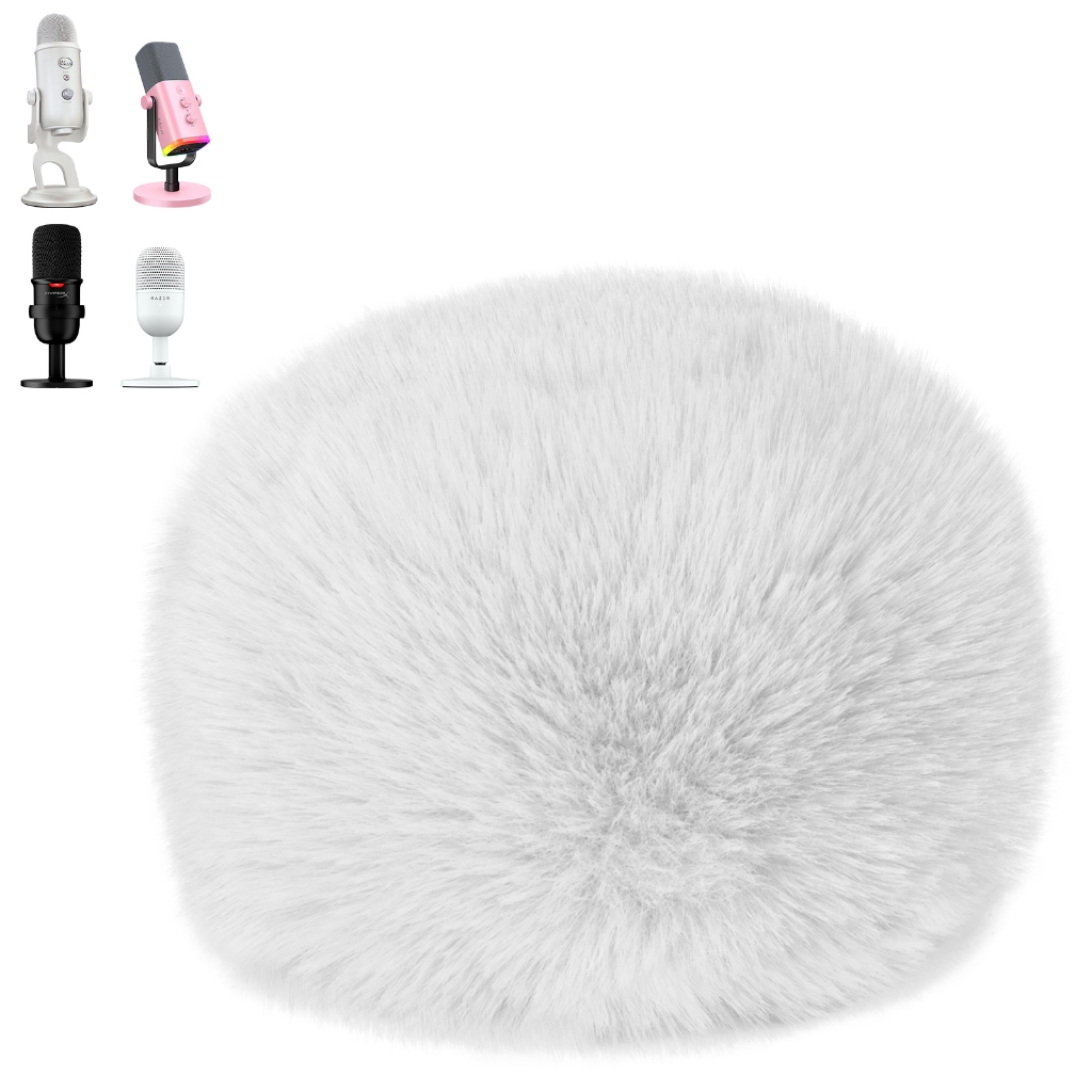 Blue Yeti Microphone Pop Filter, Mic Cover Furry Foam for Blue Yeti ...