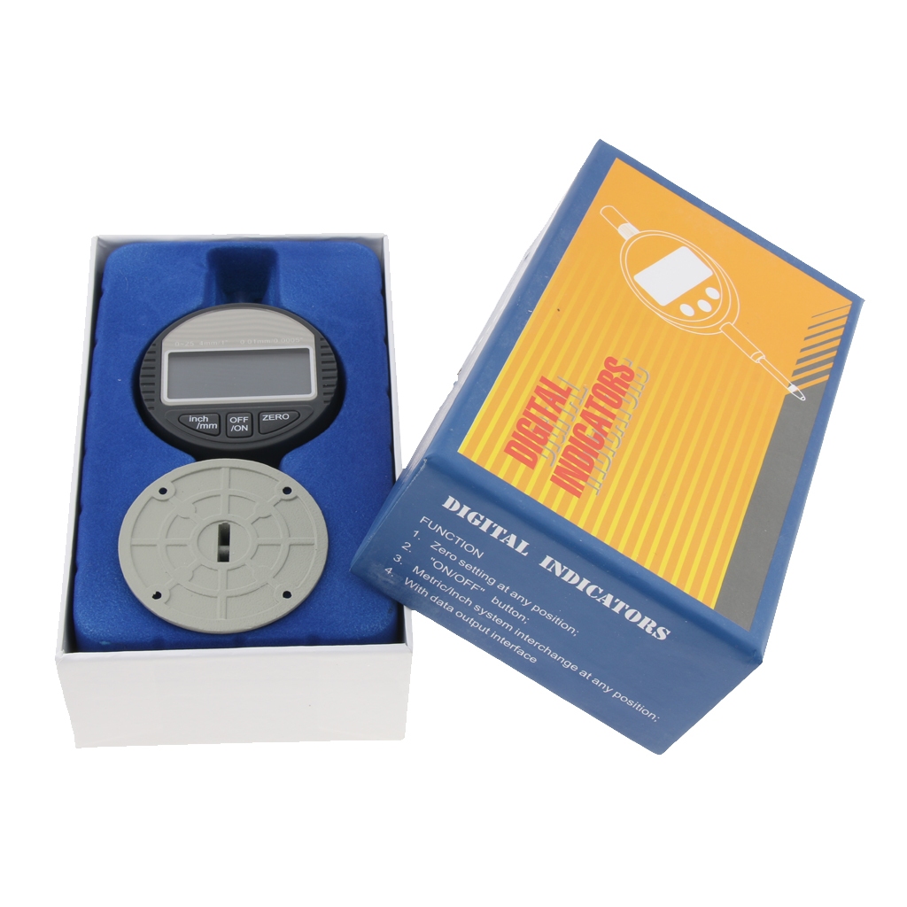 [Duolesi] Digital Dial Indicator Gauge Lcd Micrometer Measurement 0-25 ...