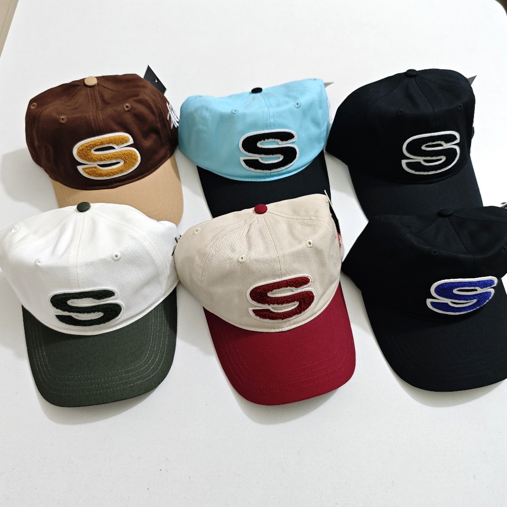 Stu ssy classic Letter embroidery Multicolor Baseball cap | Shopee Malaysia