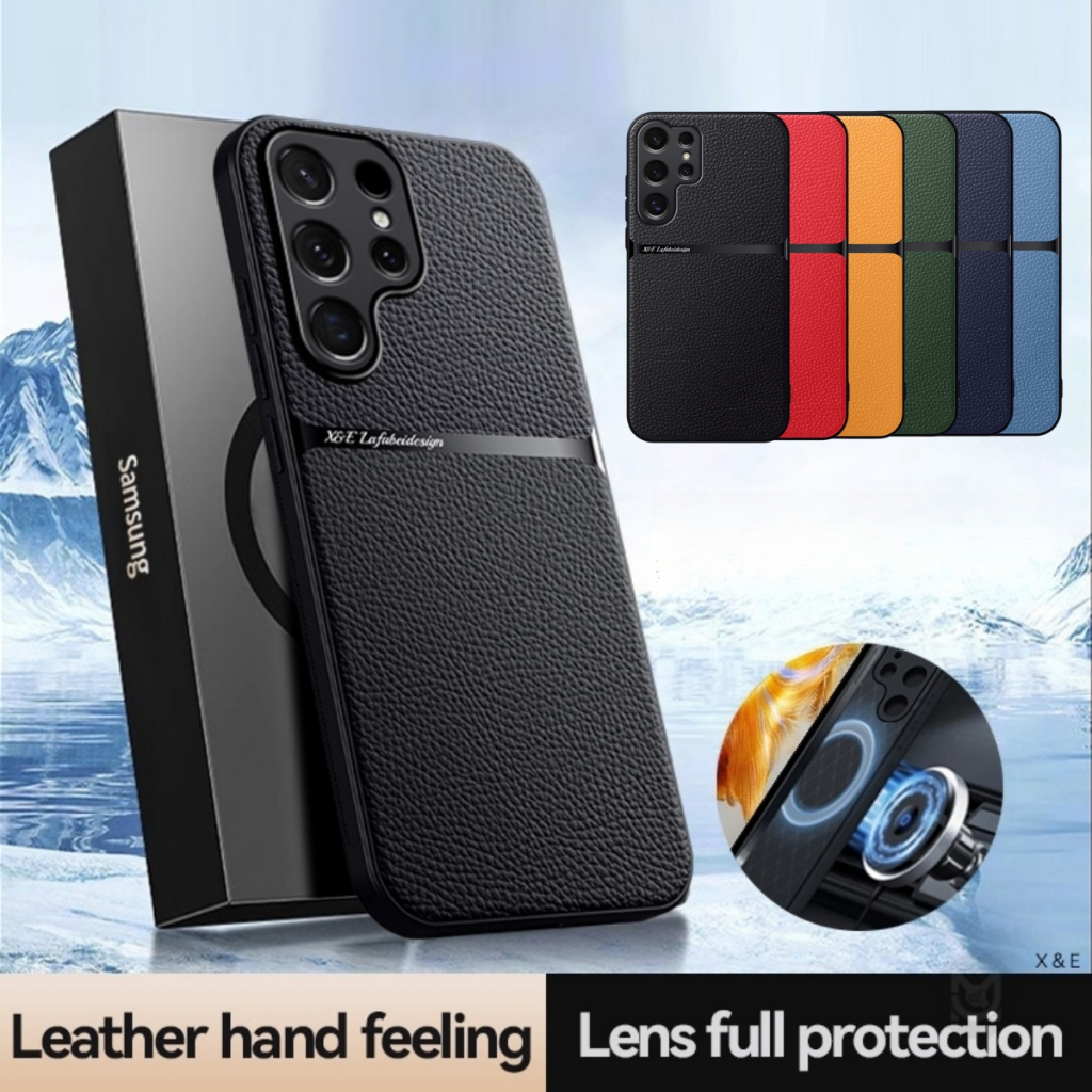 Casing For Samsung Galaxy S25 S24 S23 S22 S21 Ultra S25Plus S24FE S23FE S21FE S20FE PU Leather ...