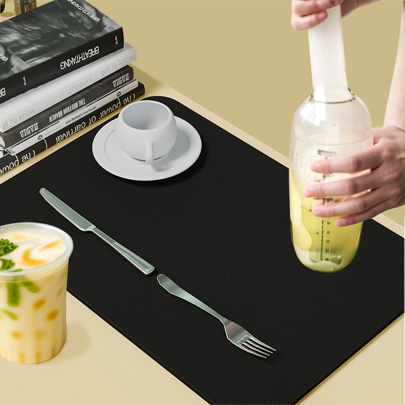 Diatomite Mat Kitchen Coaster Table Placemats Non-Slip Drying ...