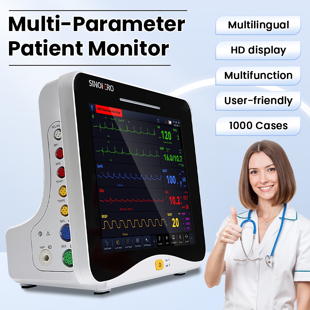 S80 Multi-Parameter Patient Monitor ICU and Clinical ECG RESP NIBP SpO2 ...