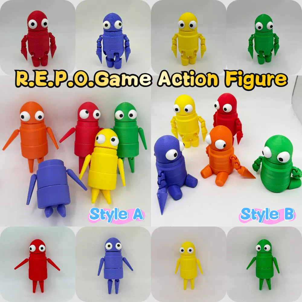 R.E.P.O. Game Action Figure 3D Printed REPO Robot Movable Figure Toy ...