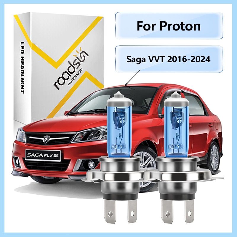 【Fit For Proton Saga VVT 2016-2024】Super White Halogen Car Headlight ...