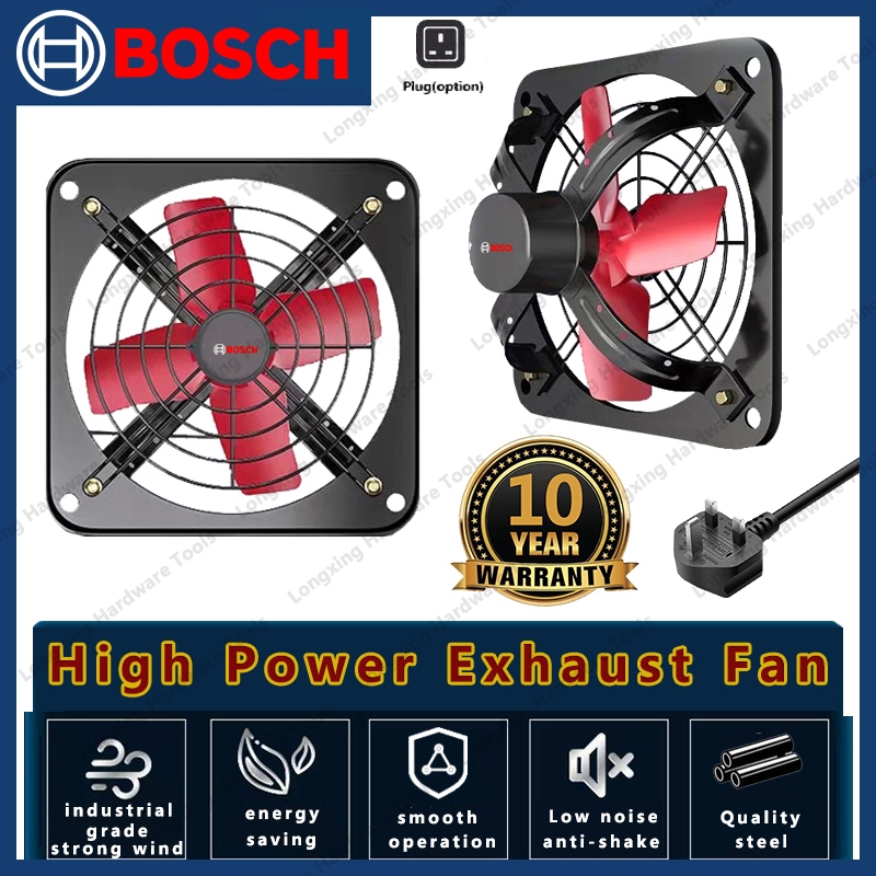 【10 Years Warranty】 BOSCH Exhaust Fan Ventilator Air Jet Fan 10/12/14 ...