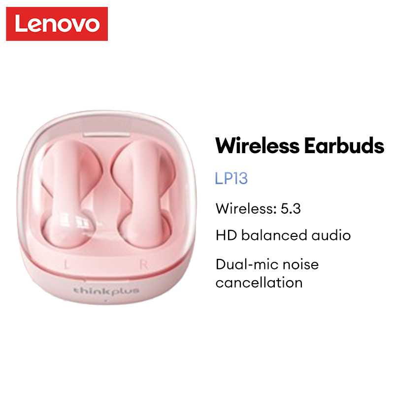 Lenovo LP13 Bluetooth Earphone HD sound quality Bluetooth 5.3 | Shopee ...