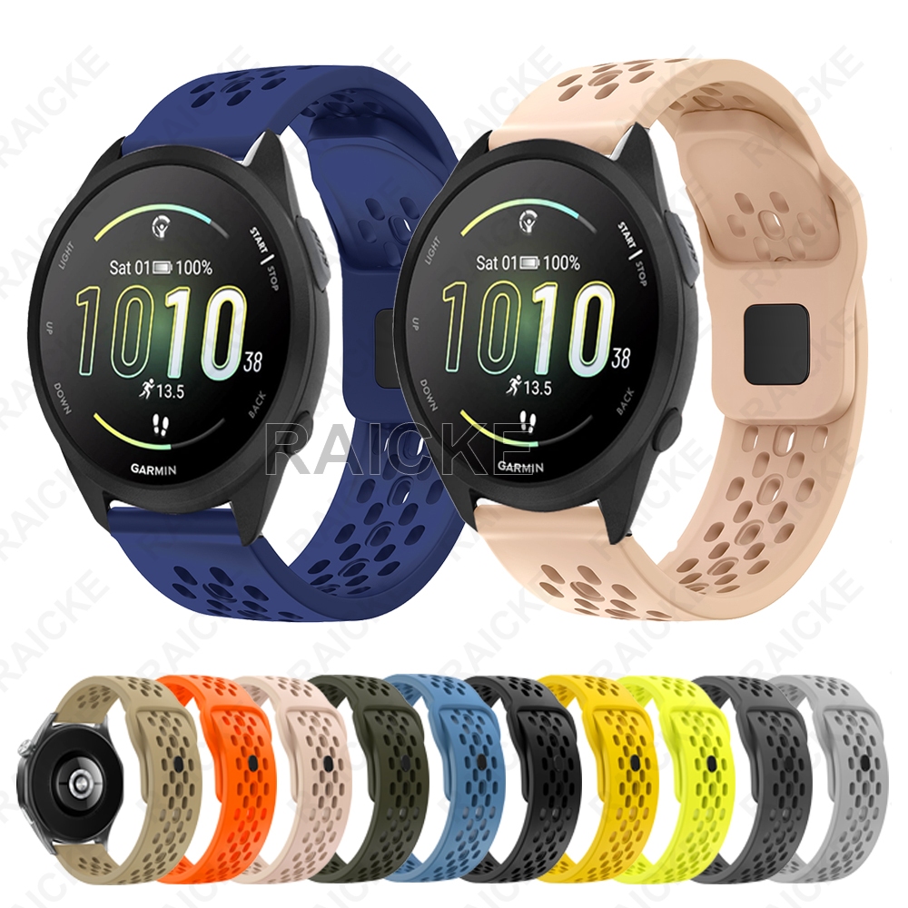 Soft Strap Sport Band for Garmin Forerunner 265 Music / Forerunner 255 ...