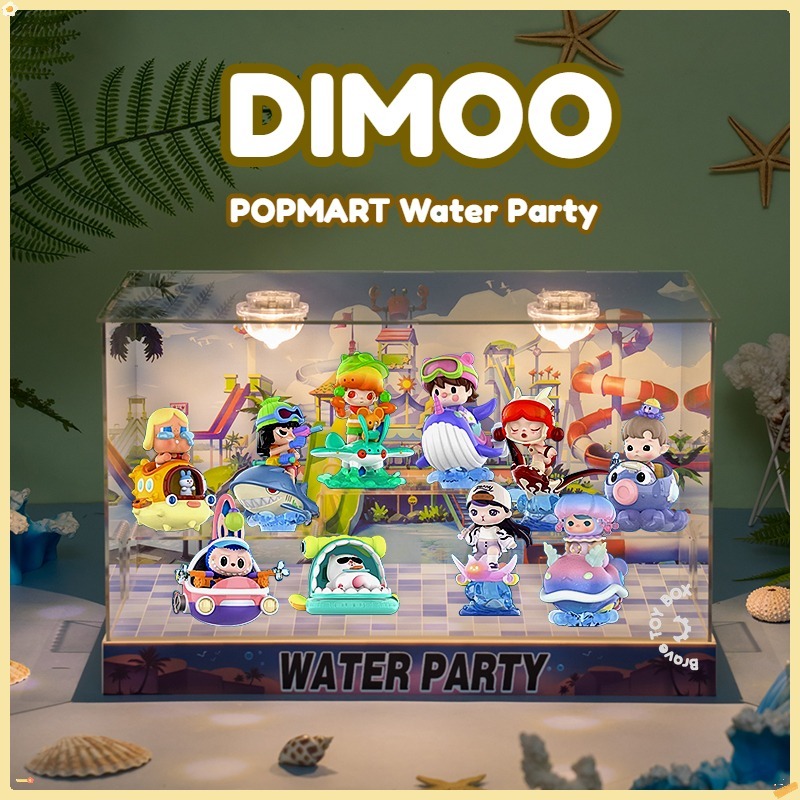 Popmart Display Box POPMART Water Party Series DIMOO Scene Storage ...