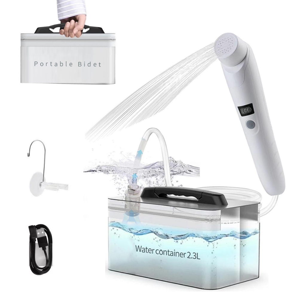 Portable Electric Bidet for Personal Hygiene Cleaning 2.3L Shattaf ...