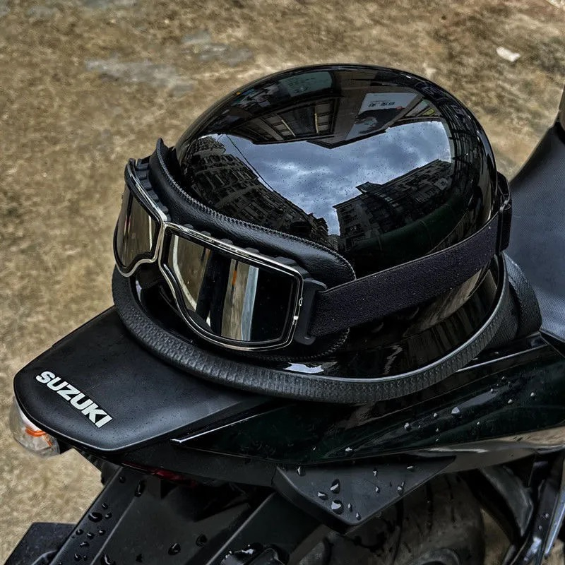 [Special Offer] Retro Helmet Unique Half Helmet Harley Motorcycle ...