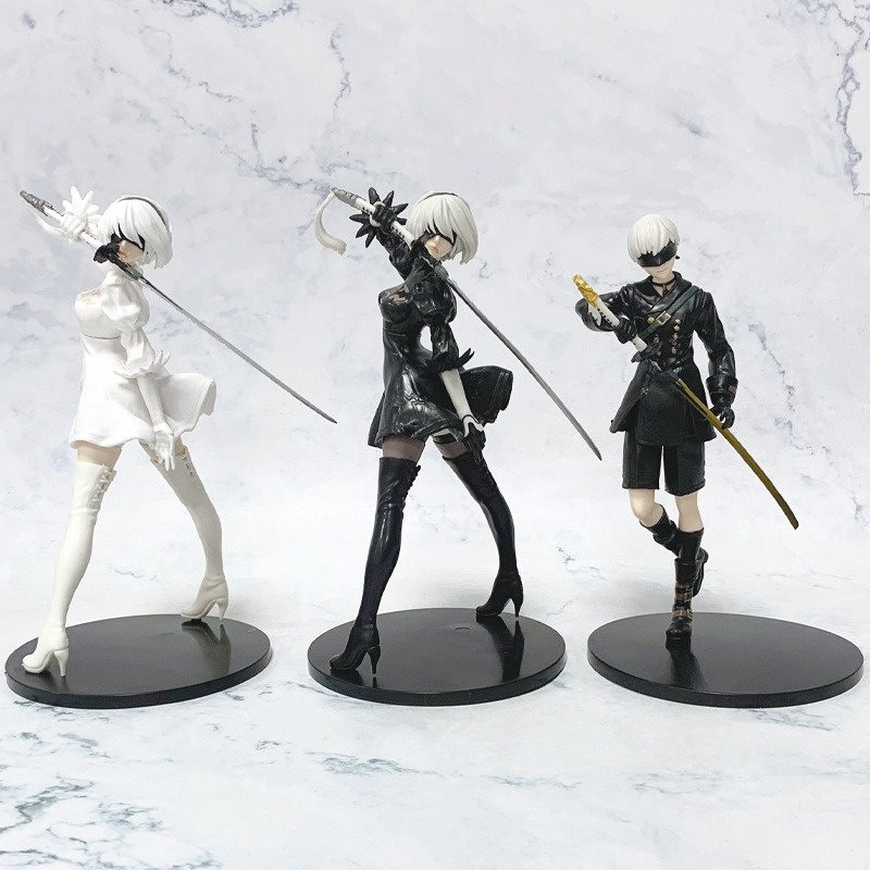 NieR: Automata 3A game peripheral figure YoRHa No. 9 Type S and YoRHa ...